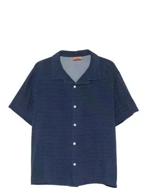 Missoni Zigzag-print Shirt - Blue