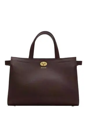Burberry Small Cotswolds Check Tote Bag - Brown