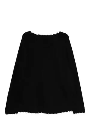 RUNDHOLZ Frayed-edge Sweater - Black