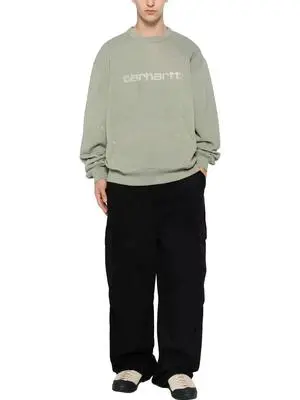 Carhartt Work In Progress Mandler Logo-patch Cargo Pants - Black
