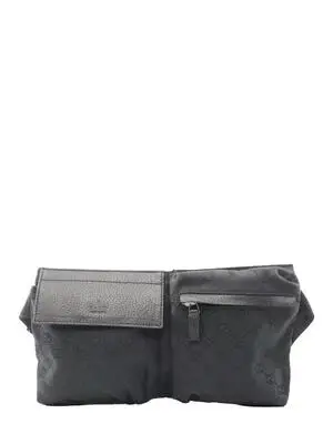 Gucci Gg Canvas Belt Bag - Black
