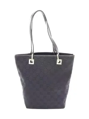 Gucci Gucci GG Canvas Tote Bag Black