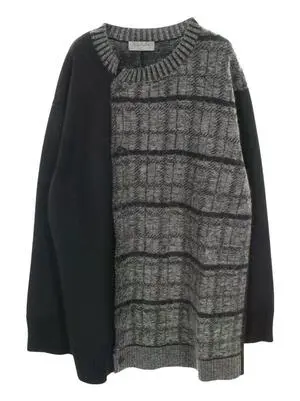 Yohji Yamamoto Check-pattern Cardigan - Grey