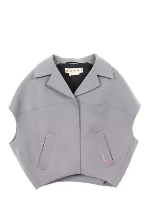 Marni Sleeveless Notched Lapel Jacket - Grey