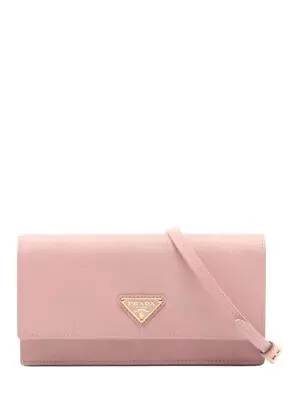 Prada Saffiano Shoulder Bag - Pink