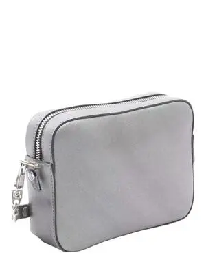 VIVIENNE WESTWOOD Camera Leather Shoulder Bag - Grey