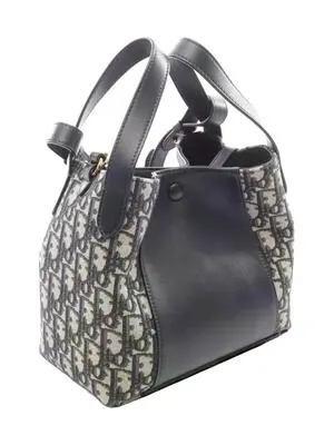 Dior Oblique Jacquard Bucket Bag - Blue