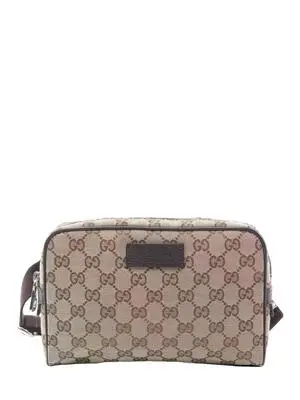 Gucci Gg Canvas Belt Bag - Neutrals