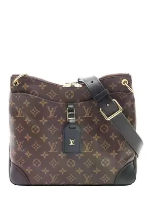LOUIS VUITTON Odeon Mm Monogram Shoulder Bag - Brown