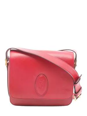 Saint Laurent Leather Shoulder Bag - Red