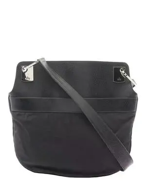 Gucci Leather Panel Shoulder Bag - Black