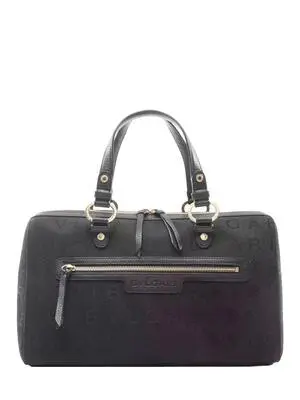 BVLGARI Logomania Boston Handbag - Black