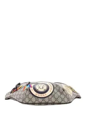 Gucci Gucci GG Coated Canvas Applique Belt Bag Brown