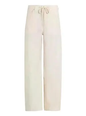 Citizens Of Humanity Drawstring Waist Wide Leg Trousers - Neutrals