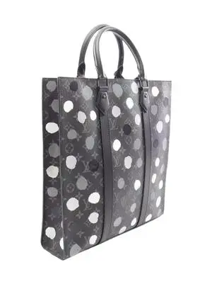 LOUIS VUITTON Yayoi Kusama Sac Plat Monogram Eclipse Handbag - Black