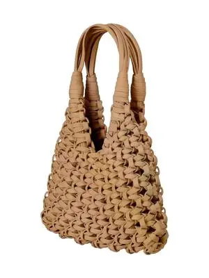 HIBOURAMA Vannifique Woven Tote Bag - Neutrals