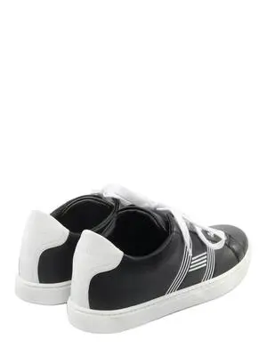 Hermès Avantage Leather Sneakers - Black
