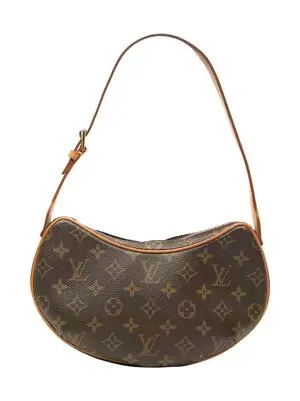 LOUIS VUITTON Monogram Croissant Pm Hobo Bag - Brown