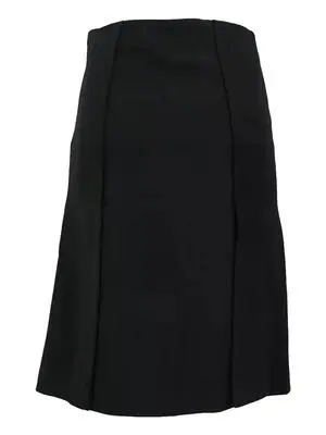 Proenza Schouler Panelled A-line Midi Skirt - Black