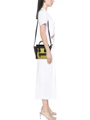 Celine Celine Tricolor Leather Luggage Tote Satchel Multicolour