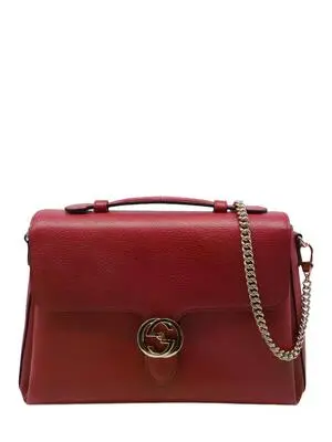 Gucci Interlocking G Shoulder Bag - Red