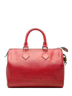 LOUIS VUITTON Epi Speedy 30 Boston Bag - Red