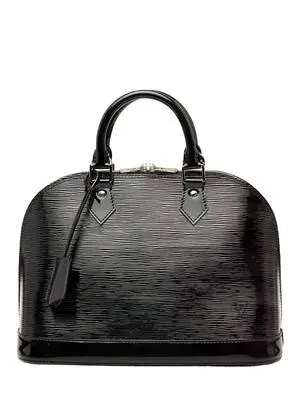 LOUIS VUITTON Electric Epi Alma Pm Handbag - Black