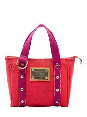 LOUIS VUITTON Antigua Cabas Pm Handbag - Red