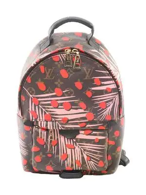 LOUIS VUITTON Monogram Jungle Dots Palm Springs Pm Backpack - Brown