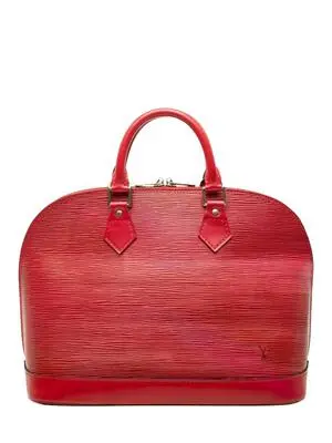 LOUIS VUITTON Epi Alma Pm Handbag - Red