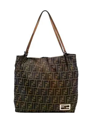 Fendi Zucca Canvas Tote Bag - Brown