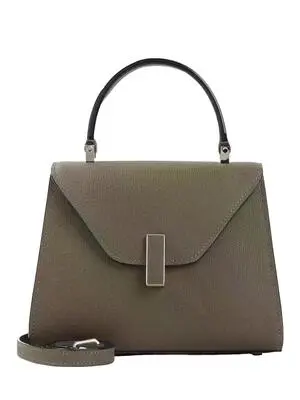 VALEXTRA Mini Iside Leather Satchel Bag - Green