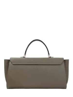 VALEXTRA Medium Iside Satchel Bag - Grey