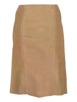Alberta Ferretti Suit With Contrast Stitching - Neutrals