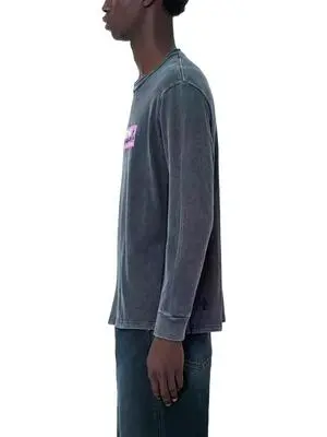 ACHM Logo-patch Long-sleeve T-shirt - Grey