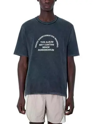 ACHM Graphic-print T-shirt - Grey