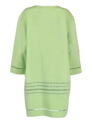 Ermanno Scervino Cut-out Coat - Green