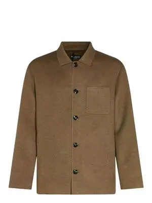 Kiton Button-up Pocket Jacket - Brown