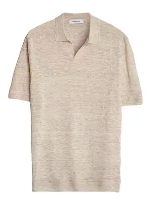 GRAN SASSO Knitted Open-collar Polo Shirt - Neutrals