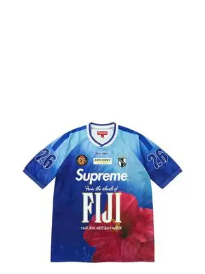 Supreme Graphic Print Fiji T-shirt - Blue