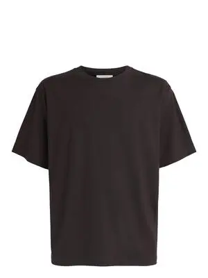 Studio Nicholson Wool Henley T-shirt - Black