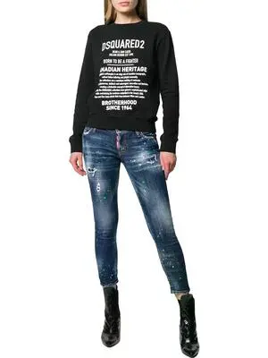 Dsquared2 Jennifer Cropped Jeans - Blue