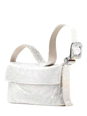 Benedetta Bruzziches Crystal Embellished Shoulder Bag - Silver