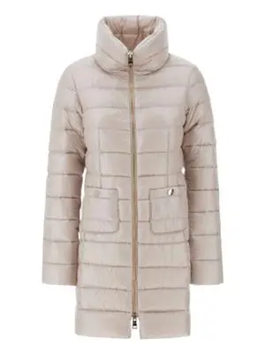 Herno Long-sleeved Down Jacket - Nude
