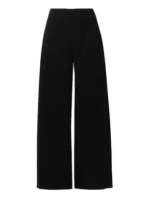 THE ROW Gala Wide-leg Trousers - Black