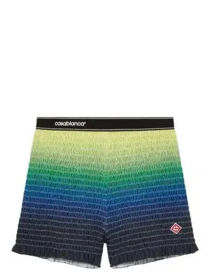 Casablanca Gradient Diamond Pattern Shorts - Color