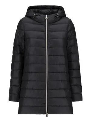 Herno Hooded Puffer Parka - Black