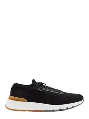 Brunello Cucinelli Knit Sneakers - Black