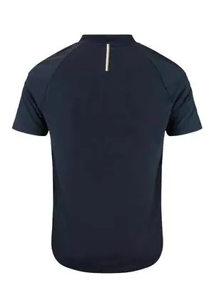 BOSS Logo-print Raglan-sleeve T-shirt - Blue