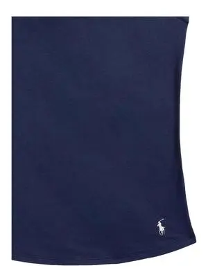 Polo Ralph Lauren Embroidered Scoop Neck Tank Top - Blue
